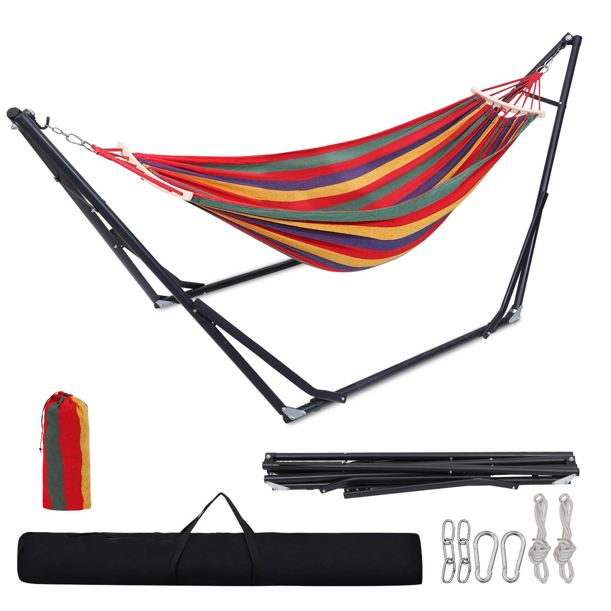 BMOT Hängematte mit Gestell Faltbar mit Aufbewahrungstasche – BMOT Tool