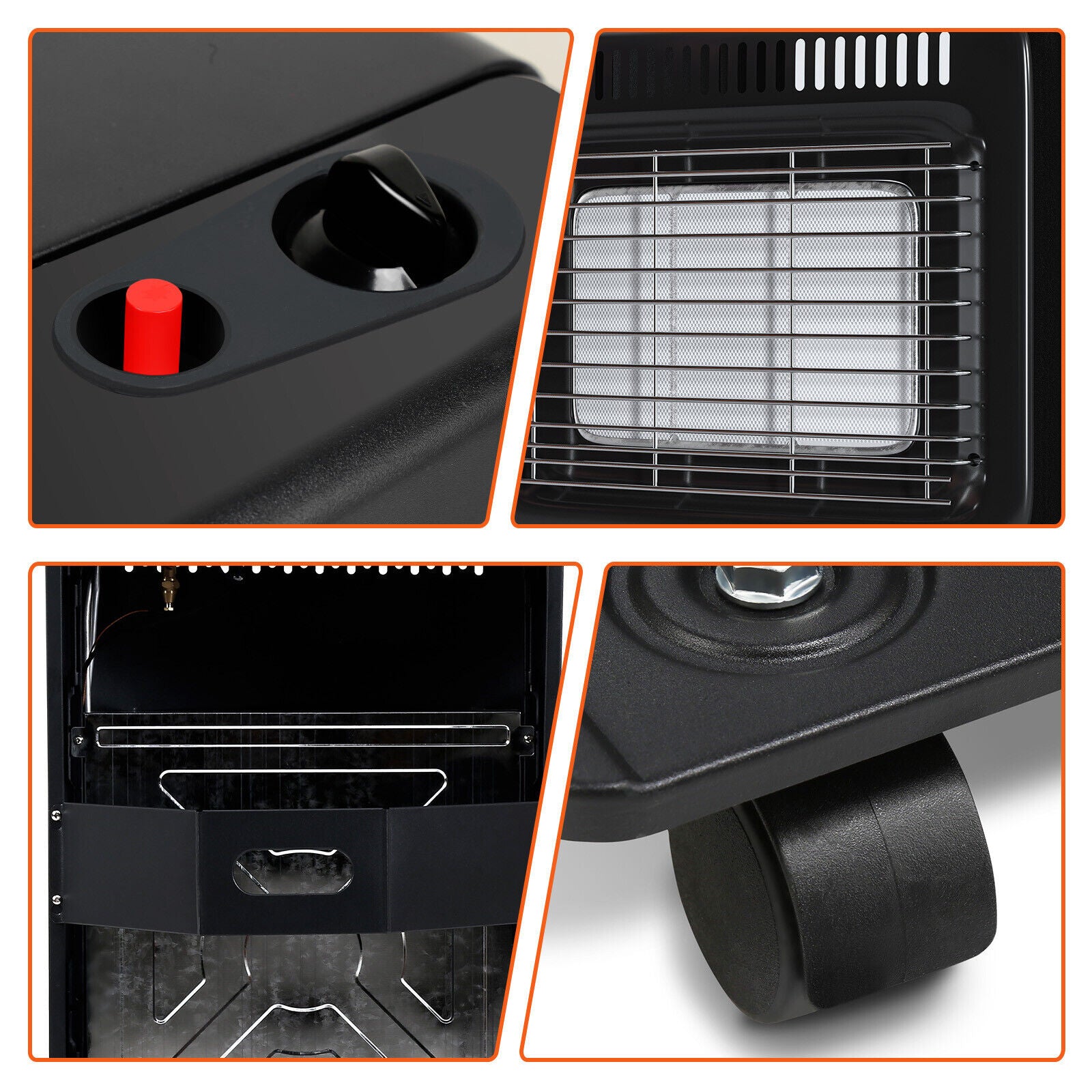 BMOT Gasheizung Heizgerät mit Rädern 4200W – BMOT Tool